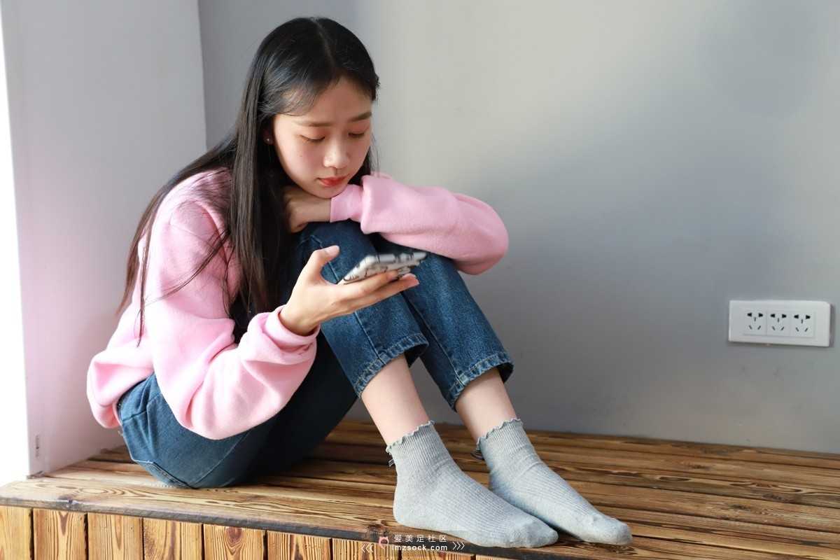 MZSOCK爱美足 No017 落落Vans 灰色棉袜 86P - 库里丝